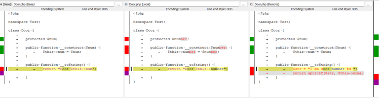 Resolve a Git Merge Conflict with KDiff3 Step by Step - Chosen Gambit